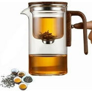Primula Half Moon Borosilicate Glass Teapot, Hot Tea Safe Set with ...