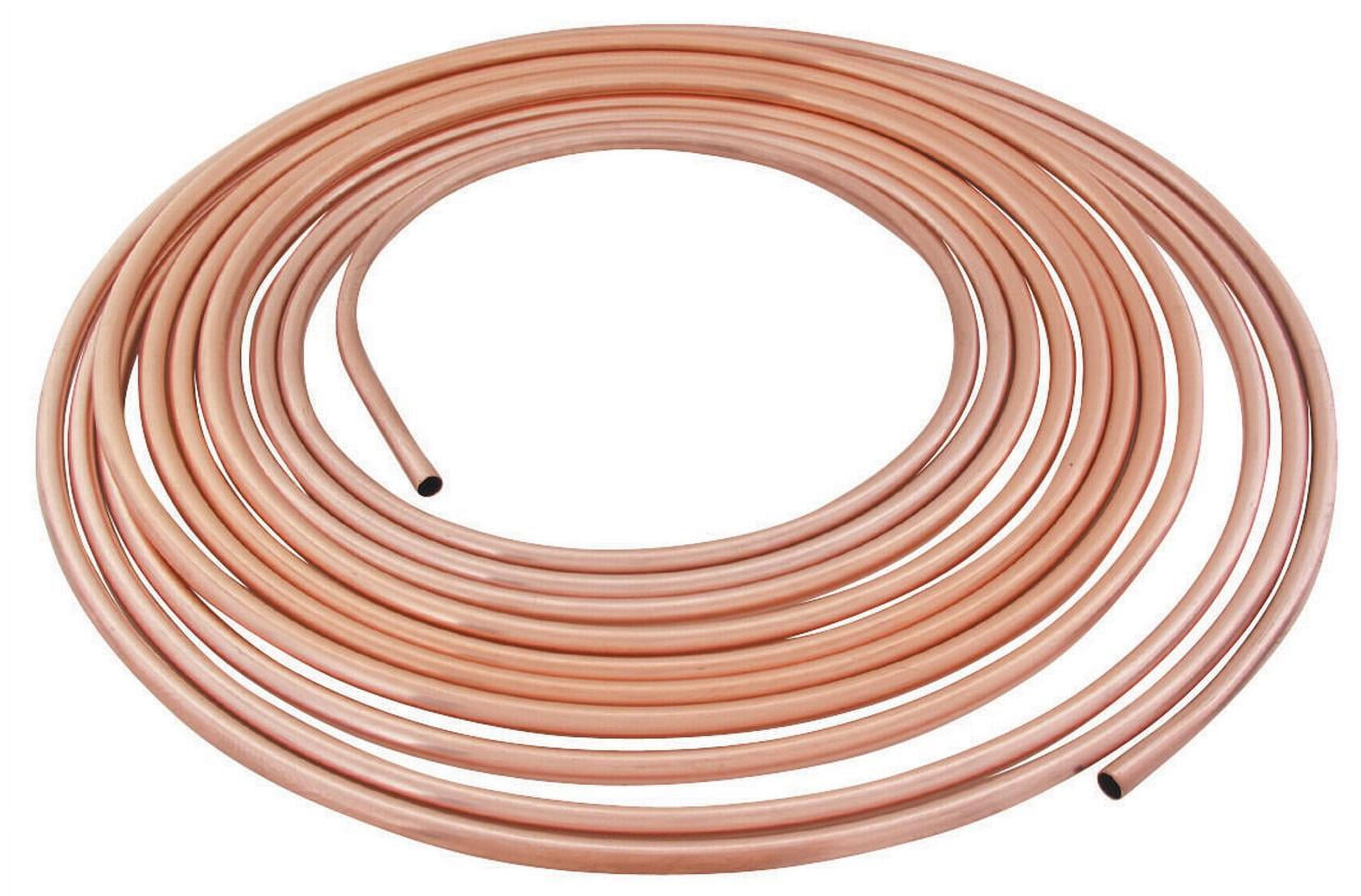 Mueller 1/2X60L Soft Type L Coil Tubing, 1/2 in, 60 ft L, Copper - Walmart.com