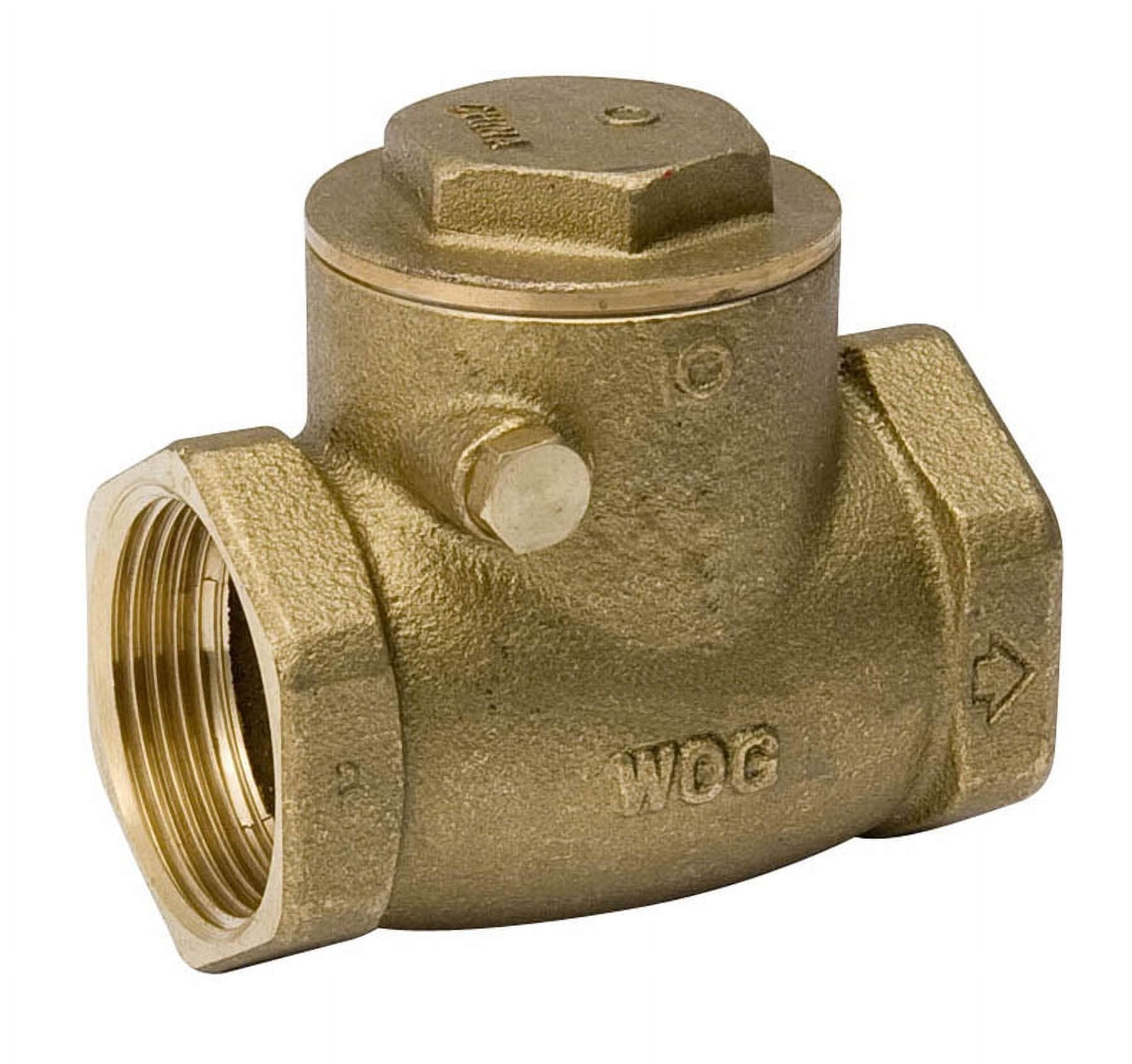 Proline Brass Check Valve Lead-Free Swing - 1/2 In. FIP x 1/2 In. FIP ...