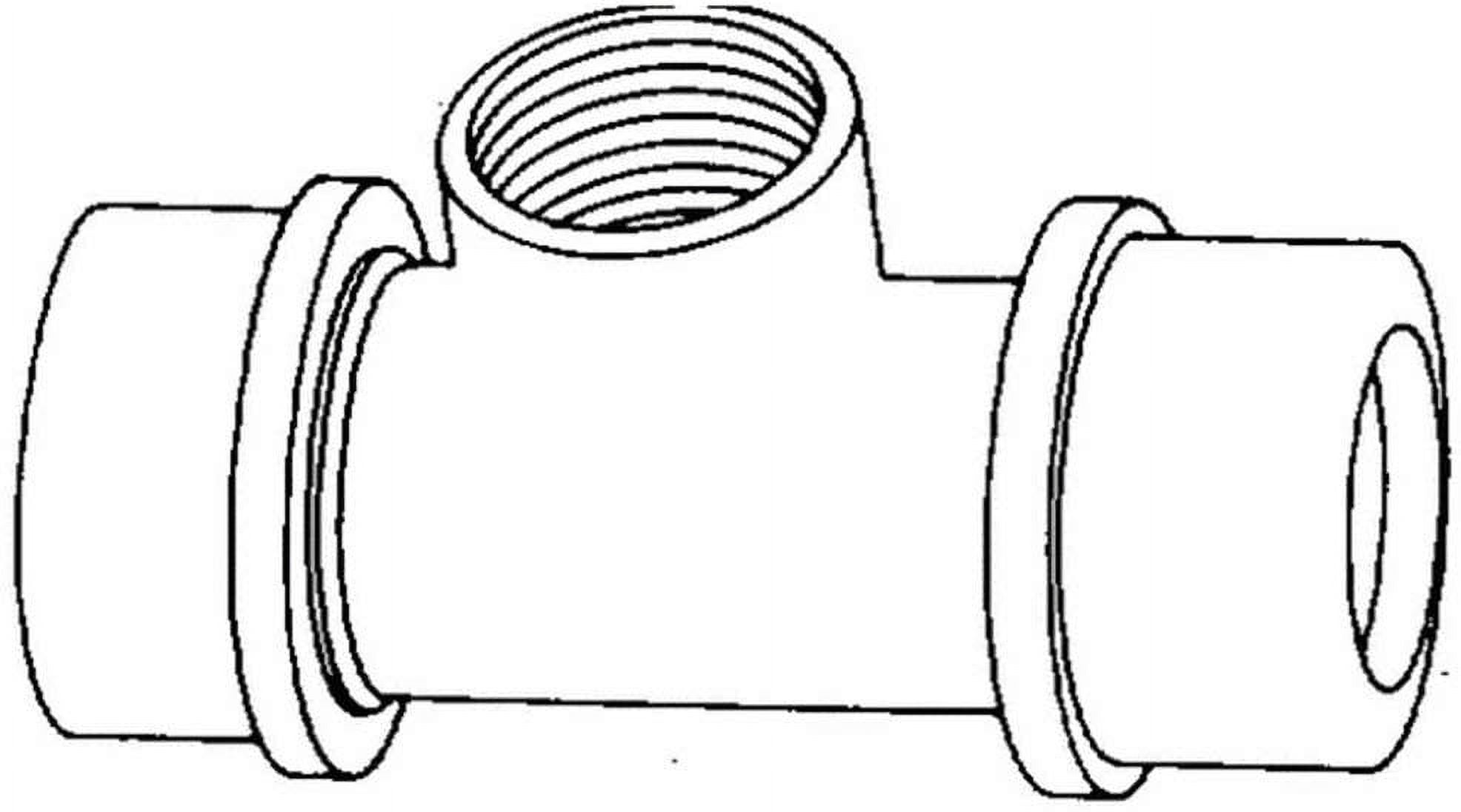 Mueller 162-106 Pvc Compression Tee - Walmart.com