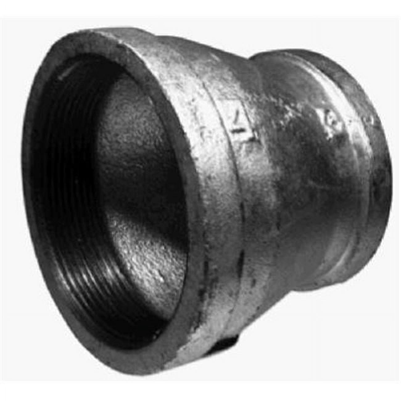 Mueller 4290292 4 x 3 in. Galvanized Reducing Coupling - Walmart.com