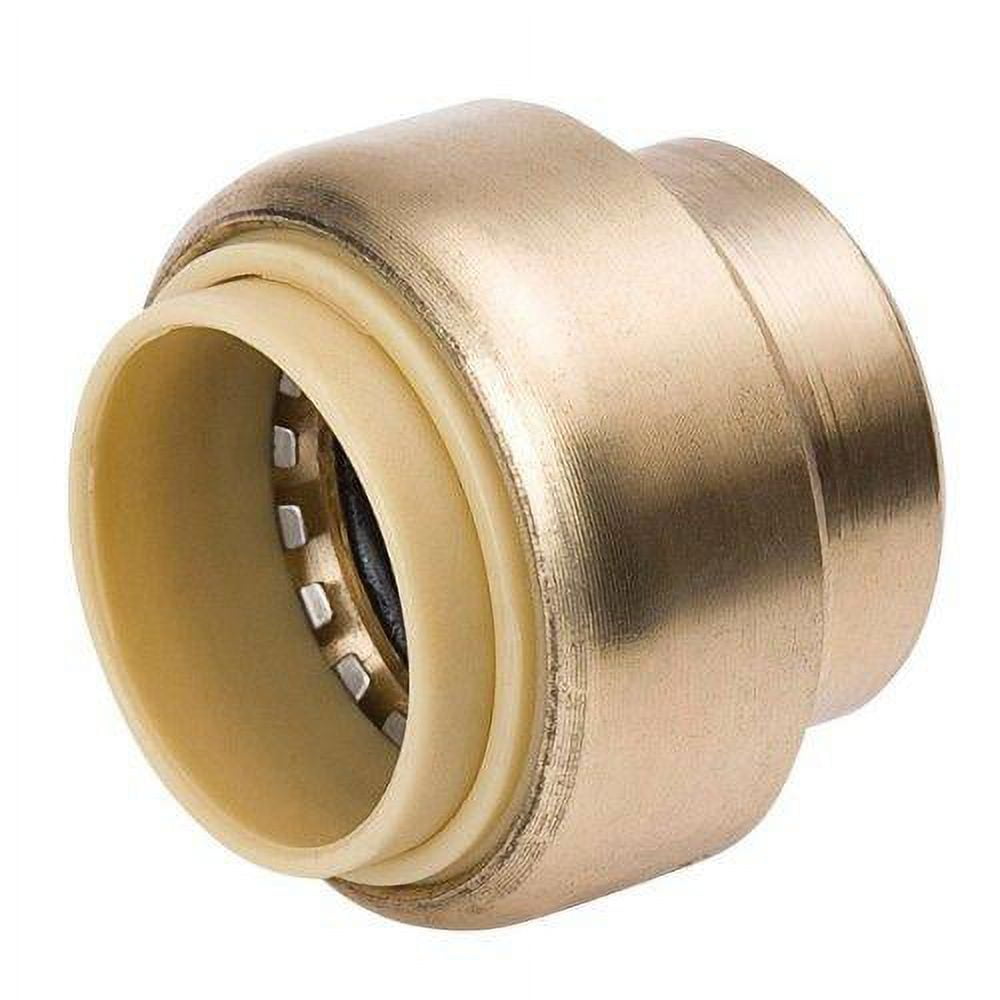 Mueller 633-003HC ProLine Push-Fit Brass Tube Cap, 1/2", Each - Walmart.com