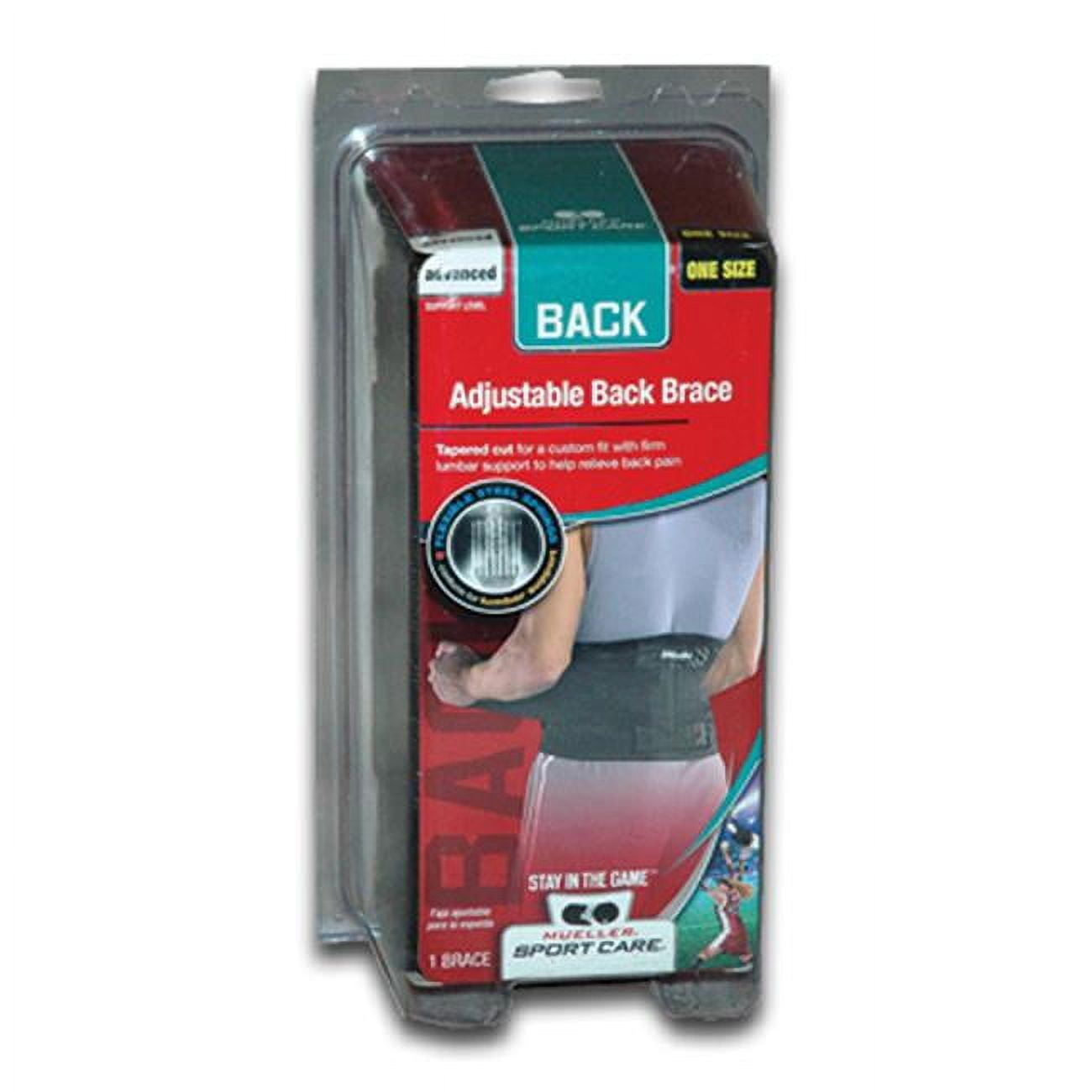 Mueller 922-90209 Adjustable 28 - 50 in. Mueller Back Brace - Walmart.com