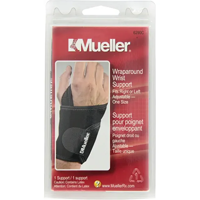 Mueller Adjustable Wrist Support, Black, One Size Fits Most - Walmart.com