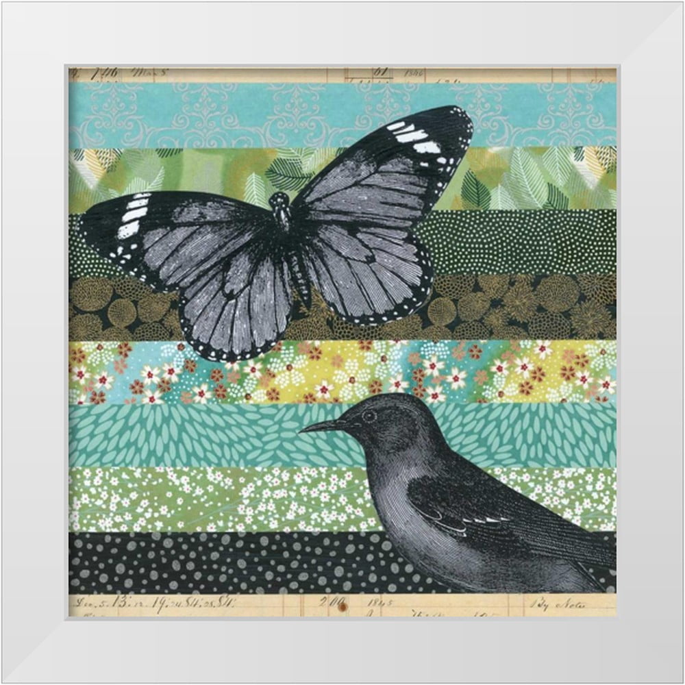 Mueller, Andrea 26x26 White Modern Wood Framed Museum Art Print Titled ...