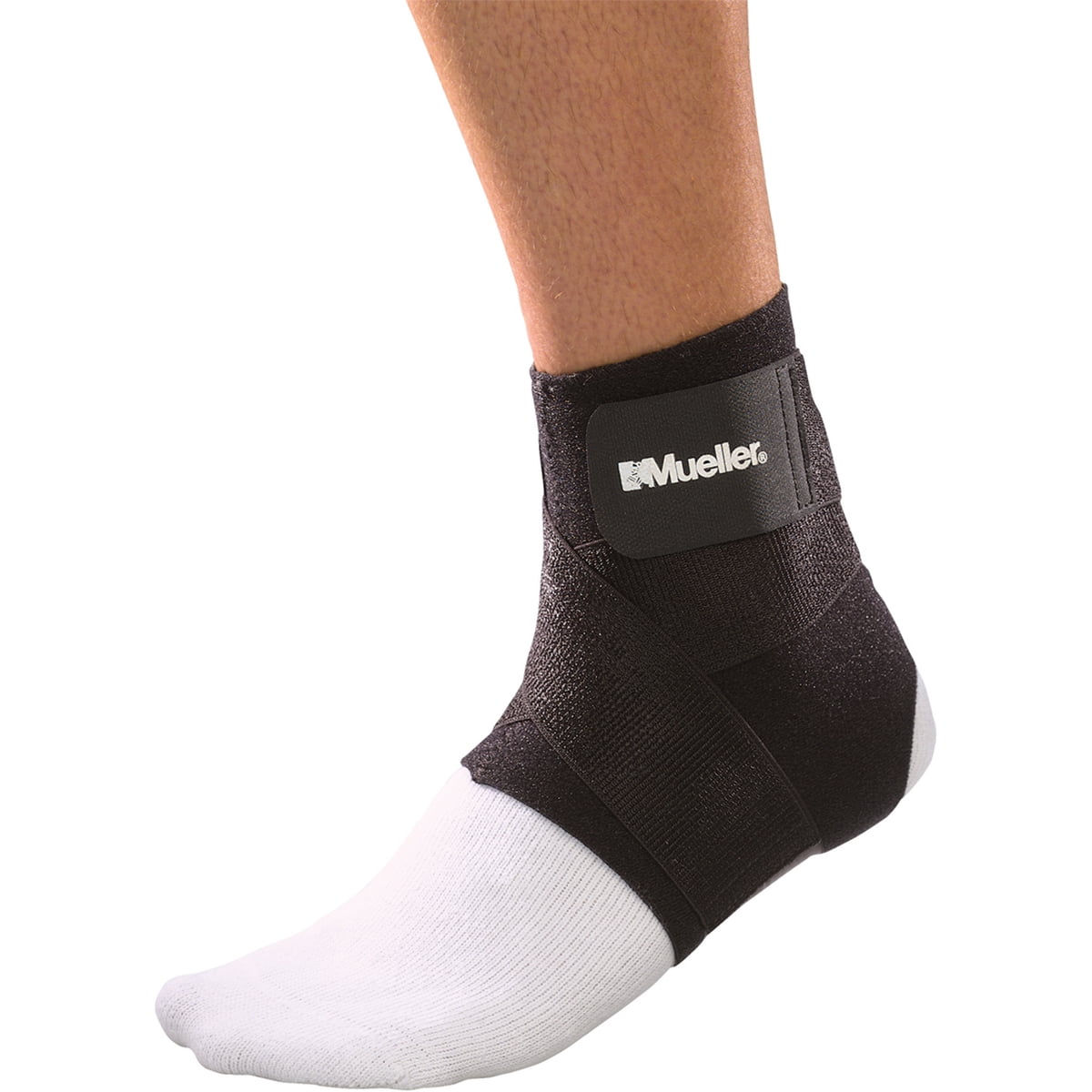 Mueller Ankle Support with Straps - XL - Black HSA/FSA Eligible ...