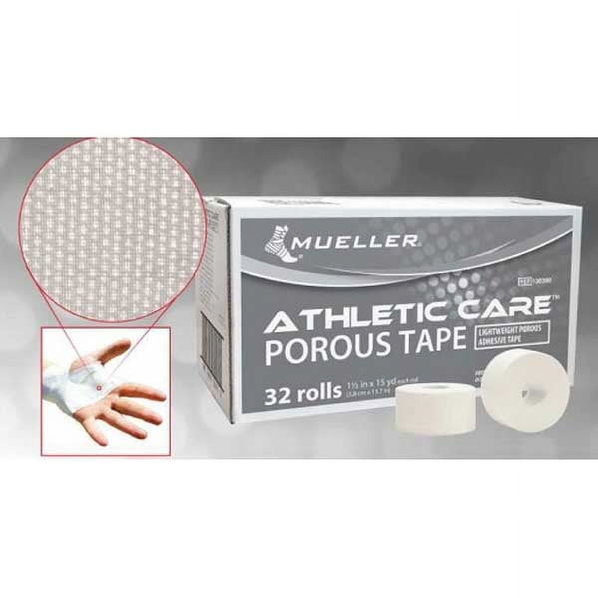 Mueller Athletic Care Porous Tape 1.5 Inx15 Yards (32 Rolls) - Walmart.com