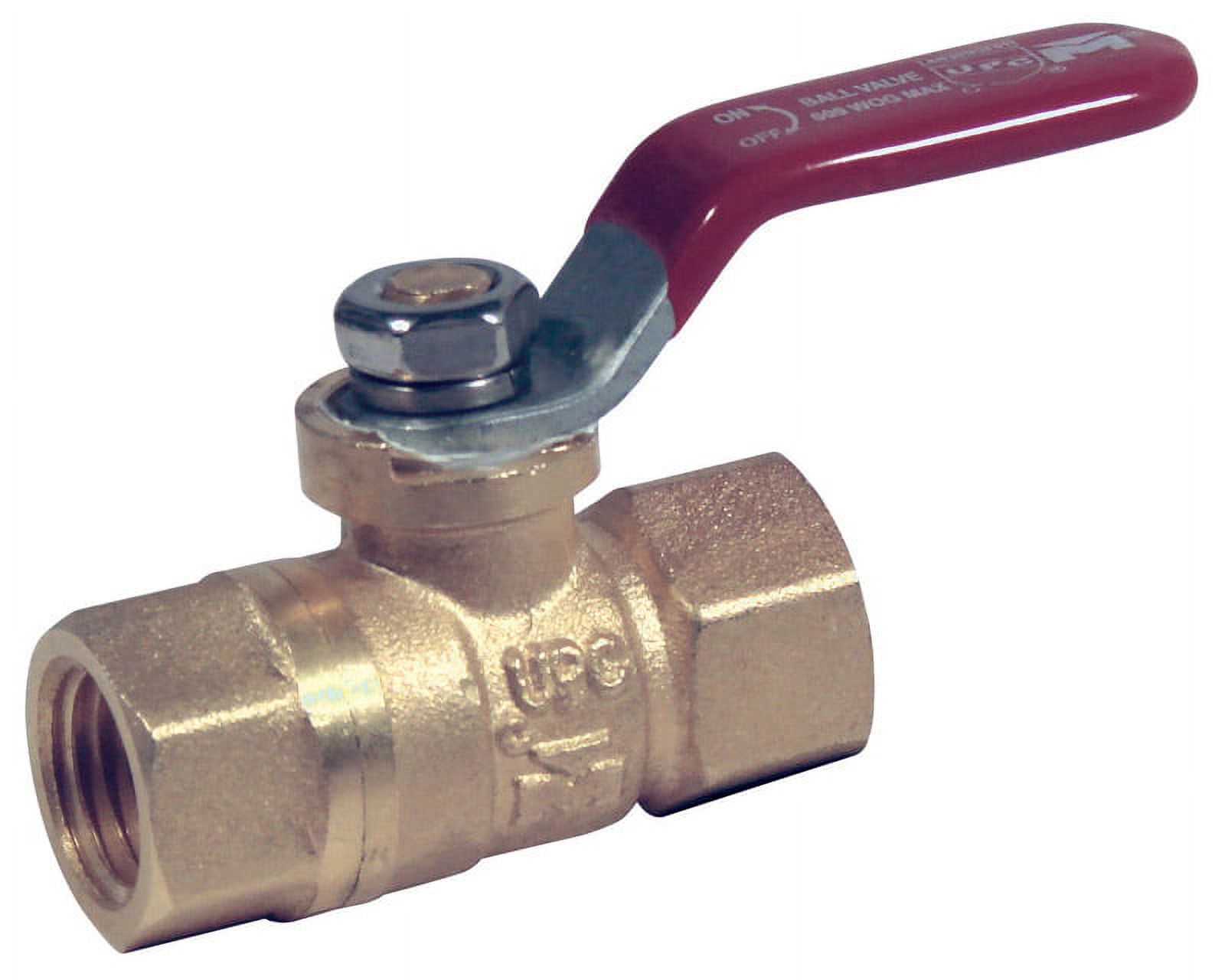 Mueller/B & K 107-401Nl Forged Brass Full Port Ball Valve F.I.P ...