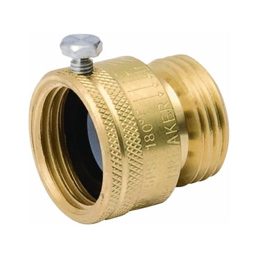 Mueller Frost Proof Sillcock Anti-Siphon, Silver, Red, 1/2 In. Copper ...