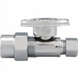 Mueller/ B&K ProLine Quarter Turn CPVC X Compression Stop Straight ...