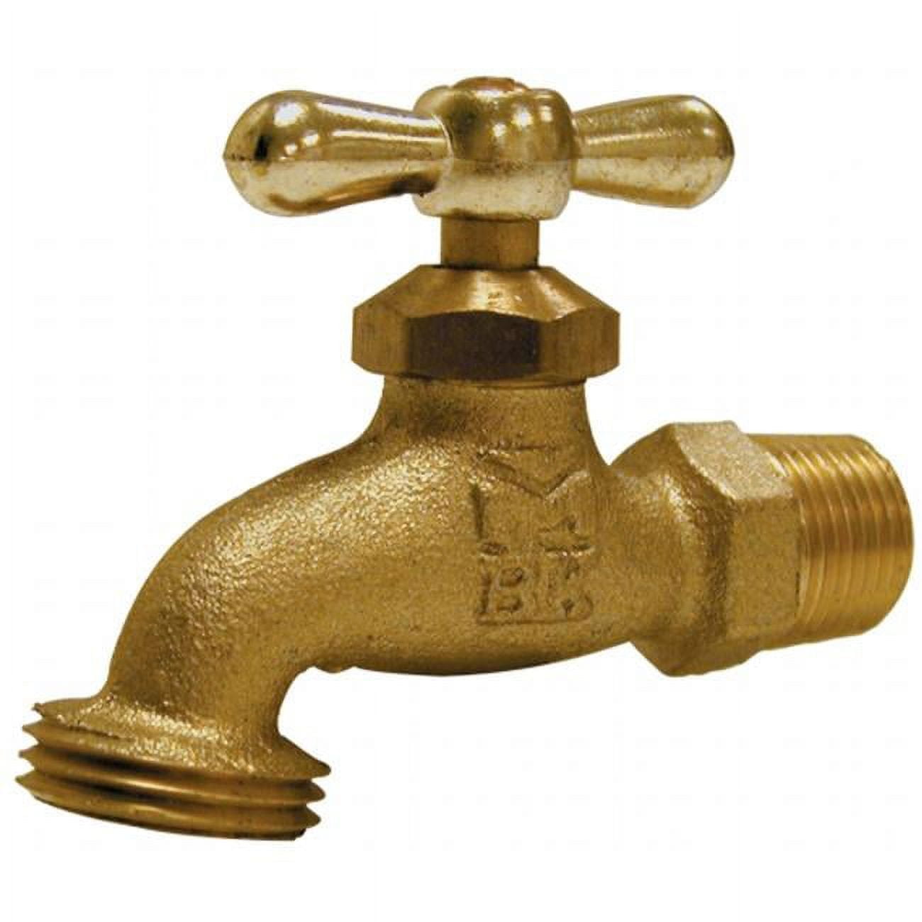 Mueller B and K Industries 103-003 1/2-Inch MIP Inlet Brass Standard ...