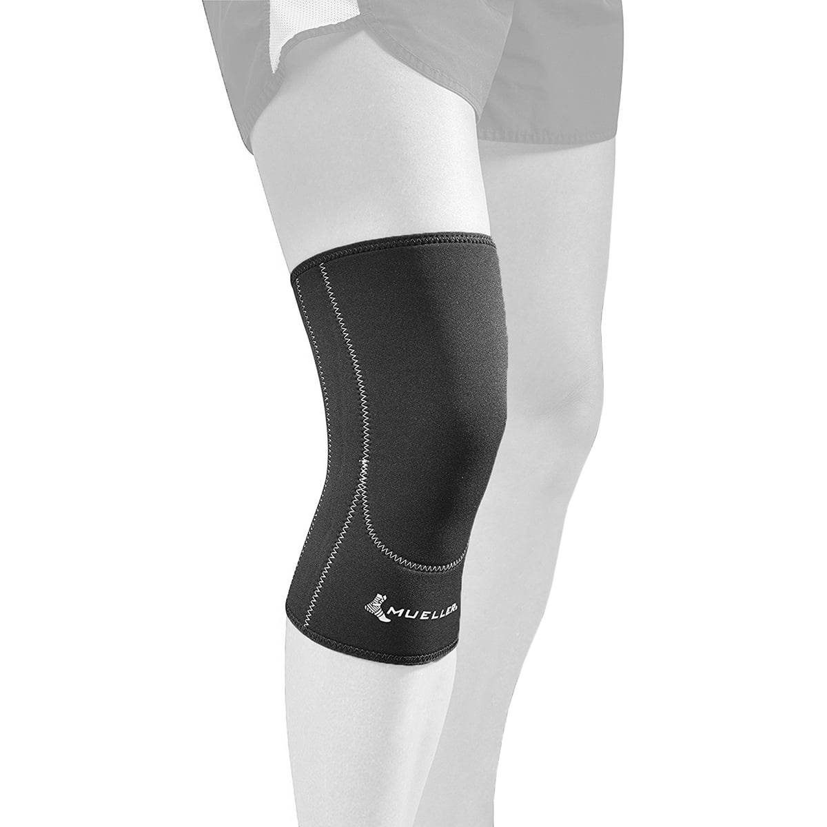Mueller Closed Patella Knee Sleeve - Small - Black HSA/FSA Eligible ...