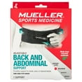 Mueller Green Adjustable Back and Abdominal Support, Black, One Size ...