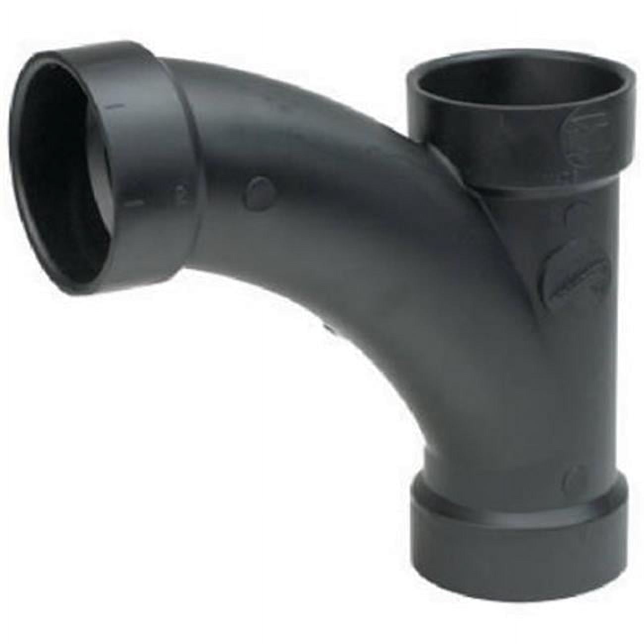 Mueller Industries 02863H ABS & DWV Long Turn Tee Wye, - 4 x 4 x 2 in ...