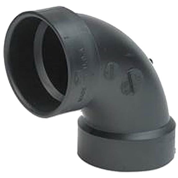Mueller Industries 02878H 3 in. Hub x Hub ABS DWV Elbow For DWV ...