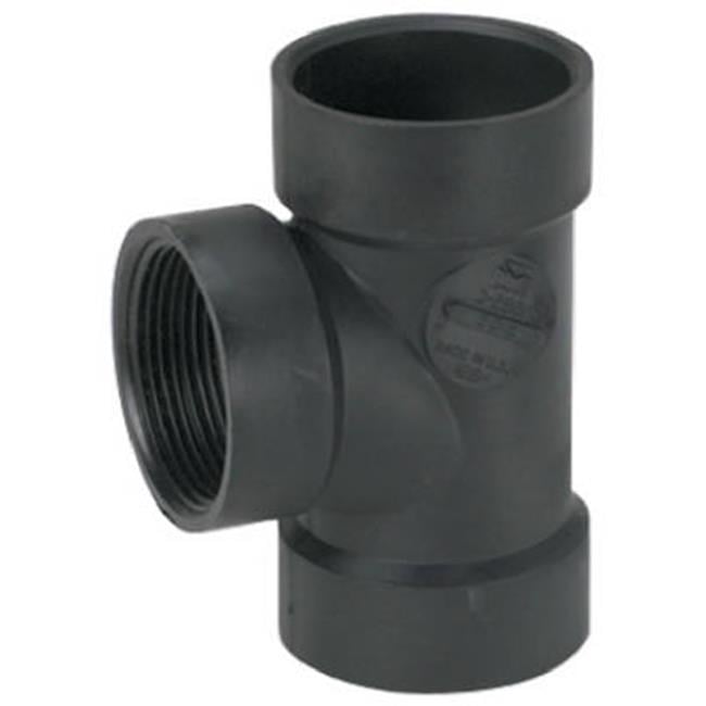 Mueller Industries 03414H ABS & DWV Test Tee Without Cleanout Plug - 2 ...