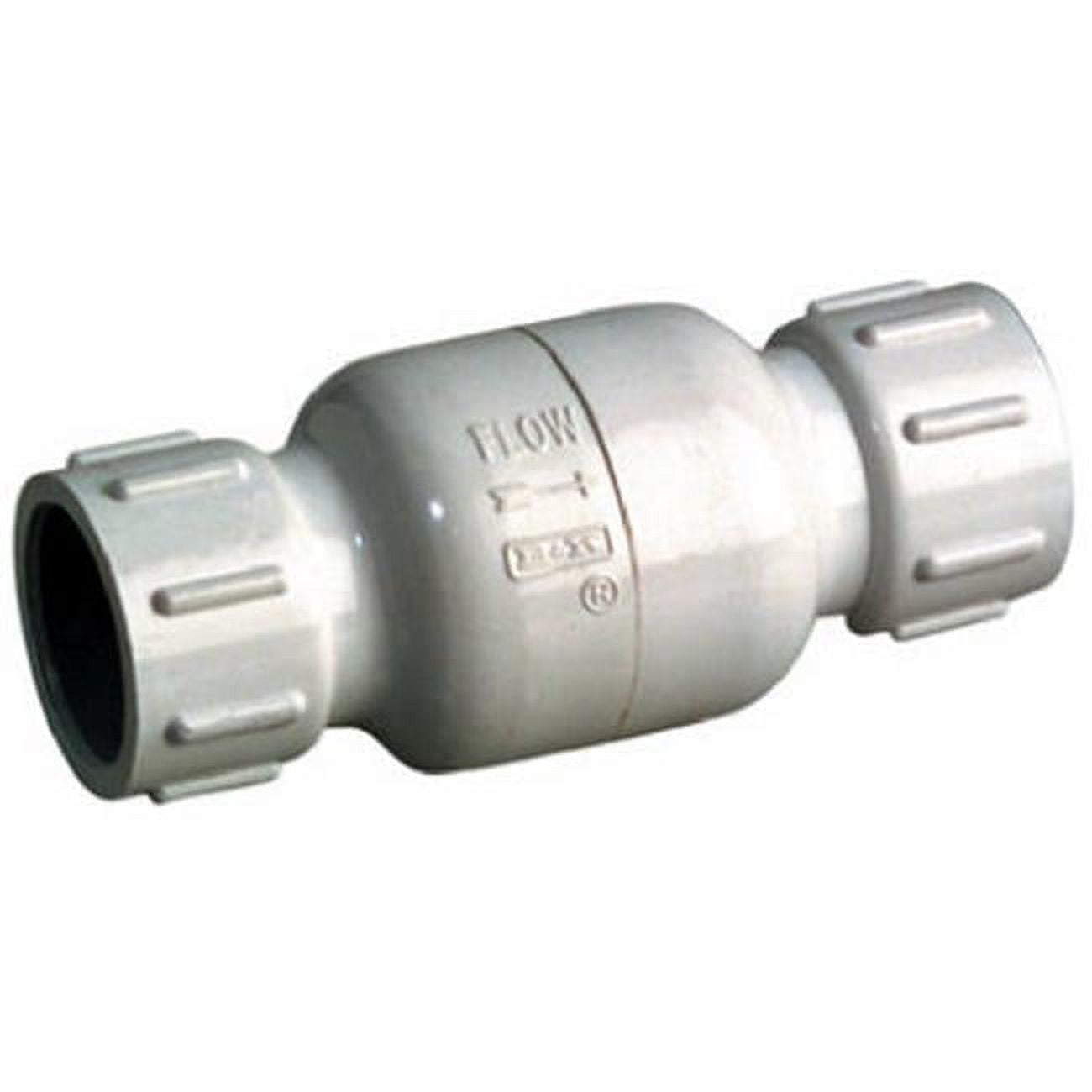 Mueller Industries 101-104 .75 in. White PVC Check Valve - Walmart ...