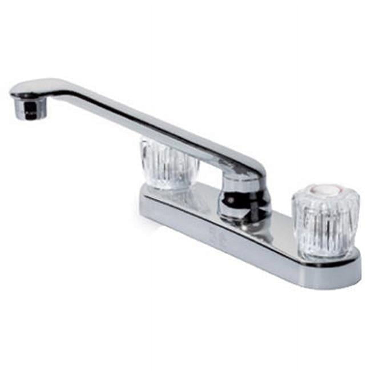 Mueller Industries 122-018 Chrome 2 Handle Kitchen Faucet - Walmart.com