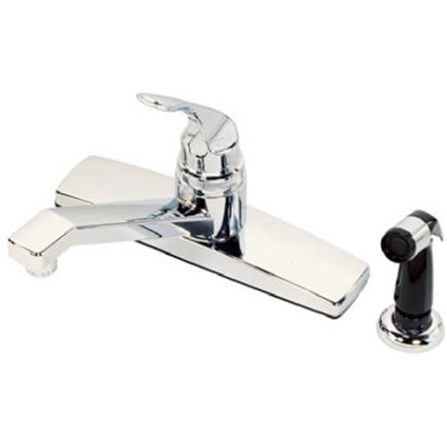 Mueller Industries 122-048 Single Lever Handle Kitchen Faucet With ...