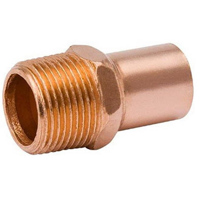 Mueller Industries W 61446 .75 in. Male Pipe Thread Wrot Copper Street ...