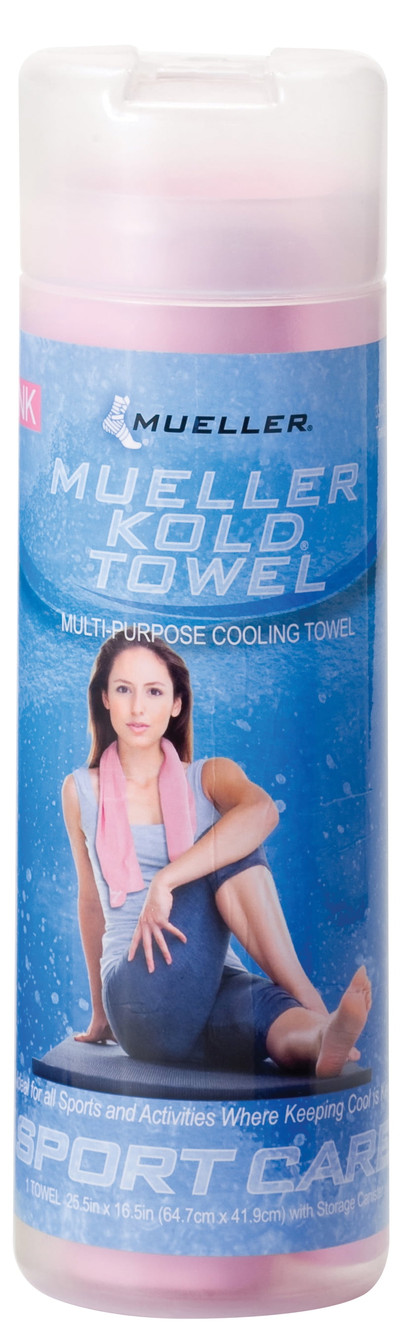 Mueller Kold Multi-Purpose Cooling Towel, 17" x 26", Pink - Walmart.com