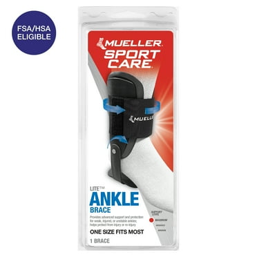 Mueller Adjustable Ankle Support, Black, One Size Fits Most - Walmart.com