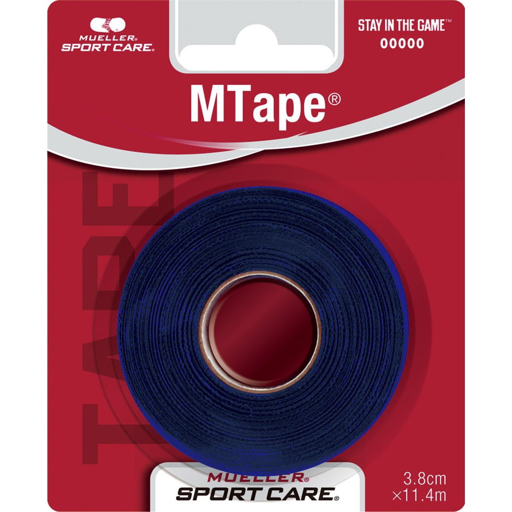 Mueller MTape [Non-Elastic Athletic Tape]: 1-1/2 in. x 30 ft. (Navy ...