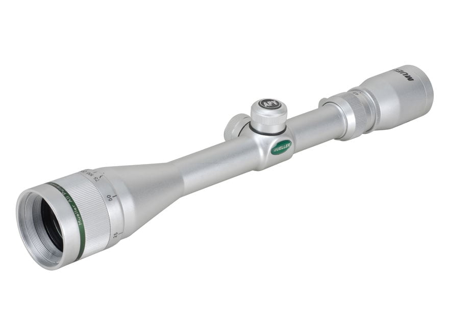Mueller APV Rifle Scope 4.5-14x 40mm Plex Reticle Silver - Walmart.com