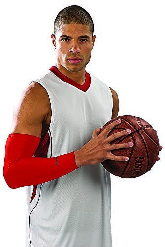 Mueller Performance Sleeve, Red, One Size Fits Most, Left or Right Arm ...