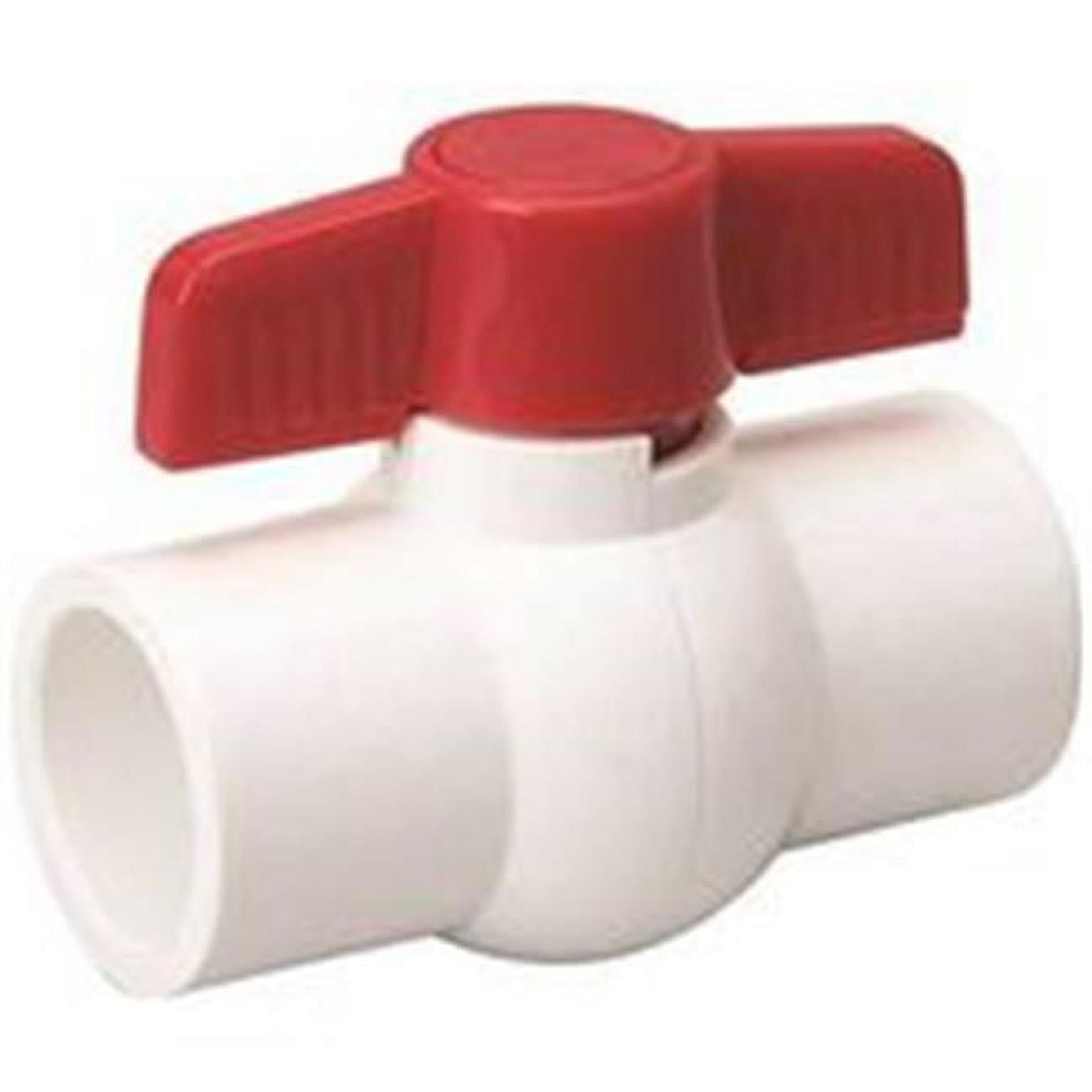 Mueller ProLine Quarter Turn Solvent Ball Valve, 2-1/2 in, C X C, 150 ...