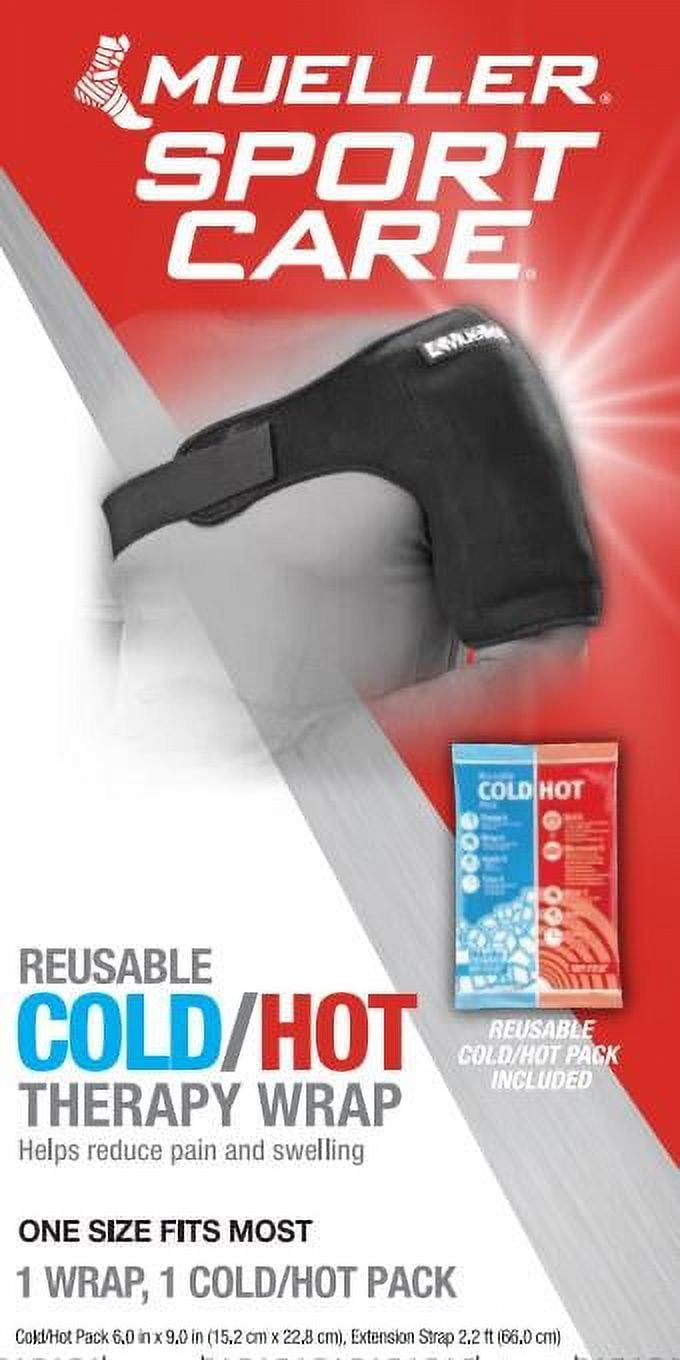 Mueller Reusable Cold/Hot Therapy Wrap, Unisex, Black - Walmart.com