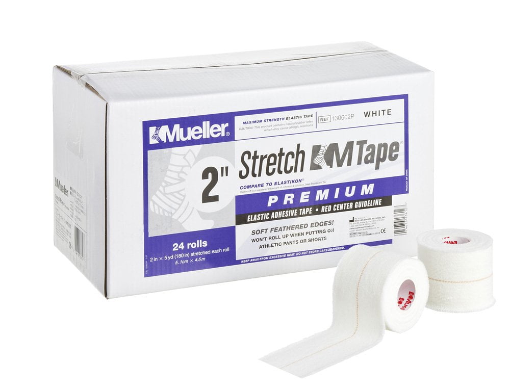 Mueller STRETCH MTAPE PREMIUM, 2" X 5 YD, 24 ROLLS/CS - Walmart.com
