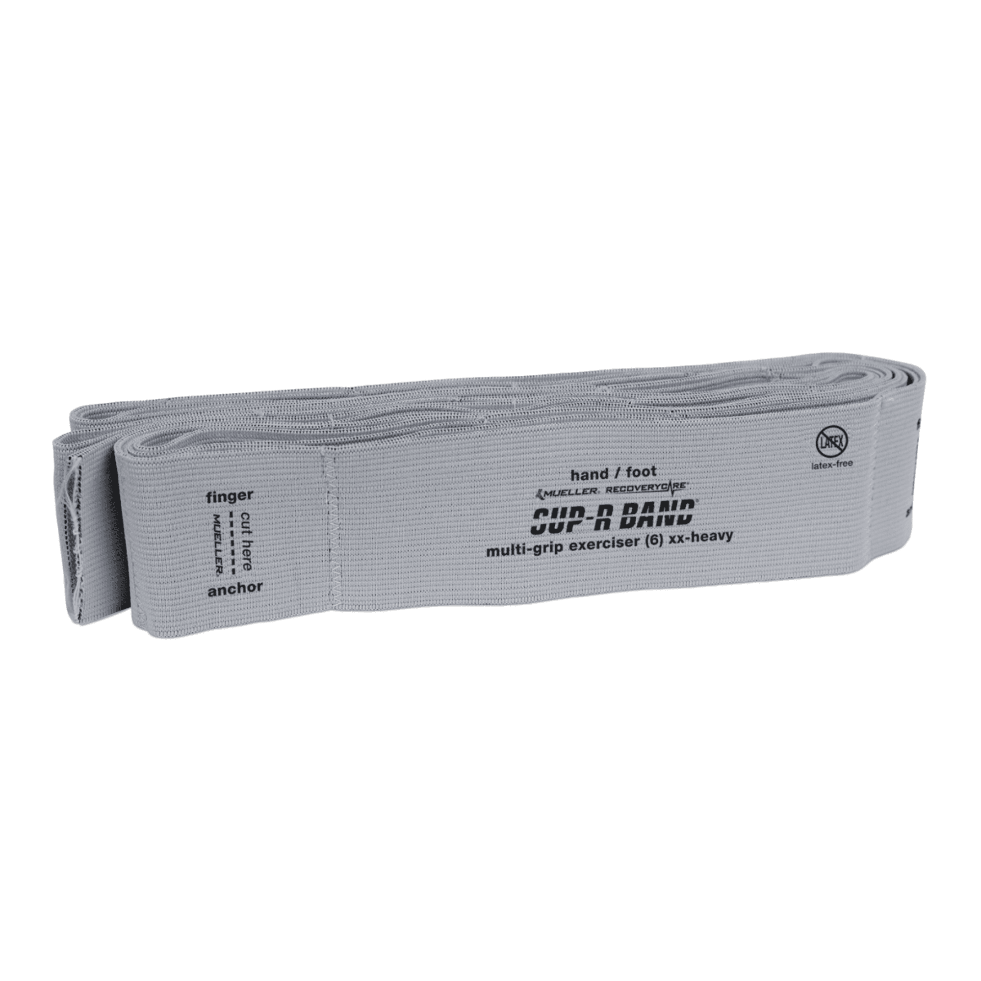 Mueller SUP-R BAND Multi-Grip Resistance Exerciser: 7-loop / 6 yds ...