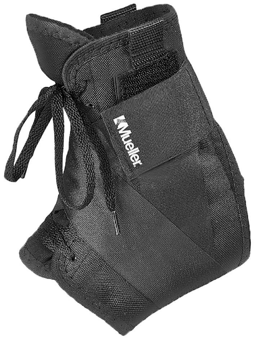 Mueller Soft Ankle Brace with Straps, Black, X-Small HSA/FSA Eligible ...