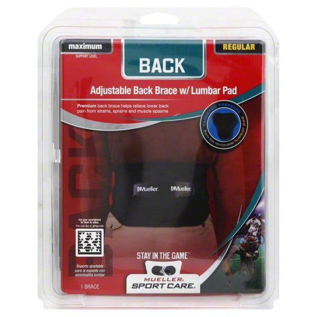 Mueller Sports Medicine Mueller Sport Care Back Brace 1 Each - Walmart ...
