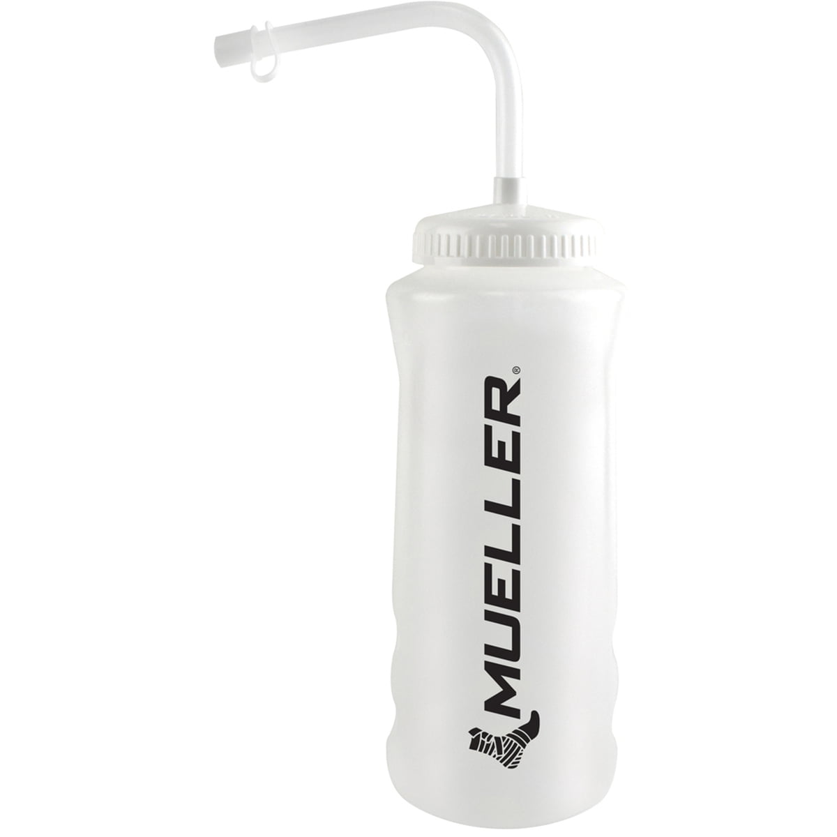 Mueller Sports Medicine Quart Water Bottle With Straw - Natural/Black ...