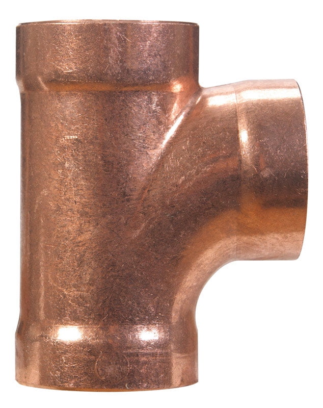 Mueller Streamline 42185 2 in. Sweat x 2 in. dia. Sweat Copper Sanitary ...