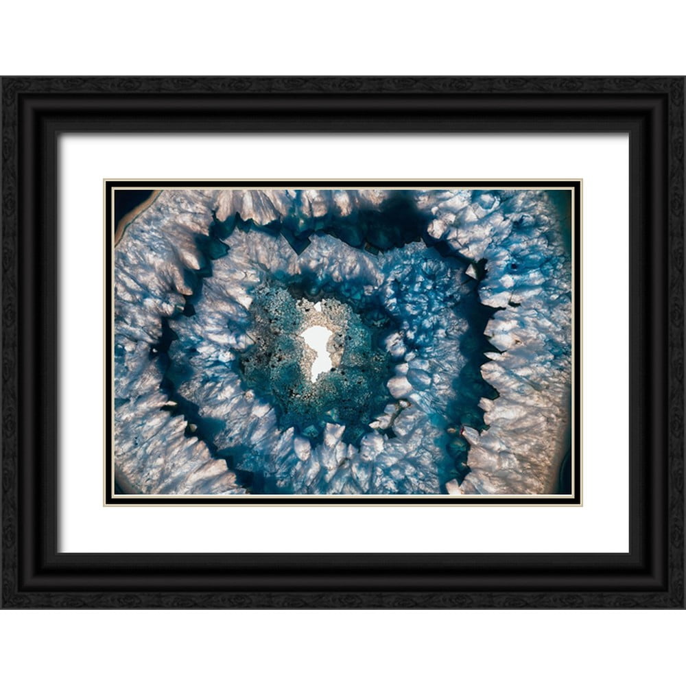 Muench, Zandria 24x17 Black Ornate Wood Framed with Double Matting ...