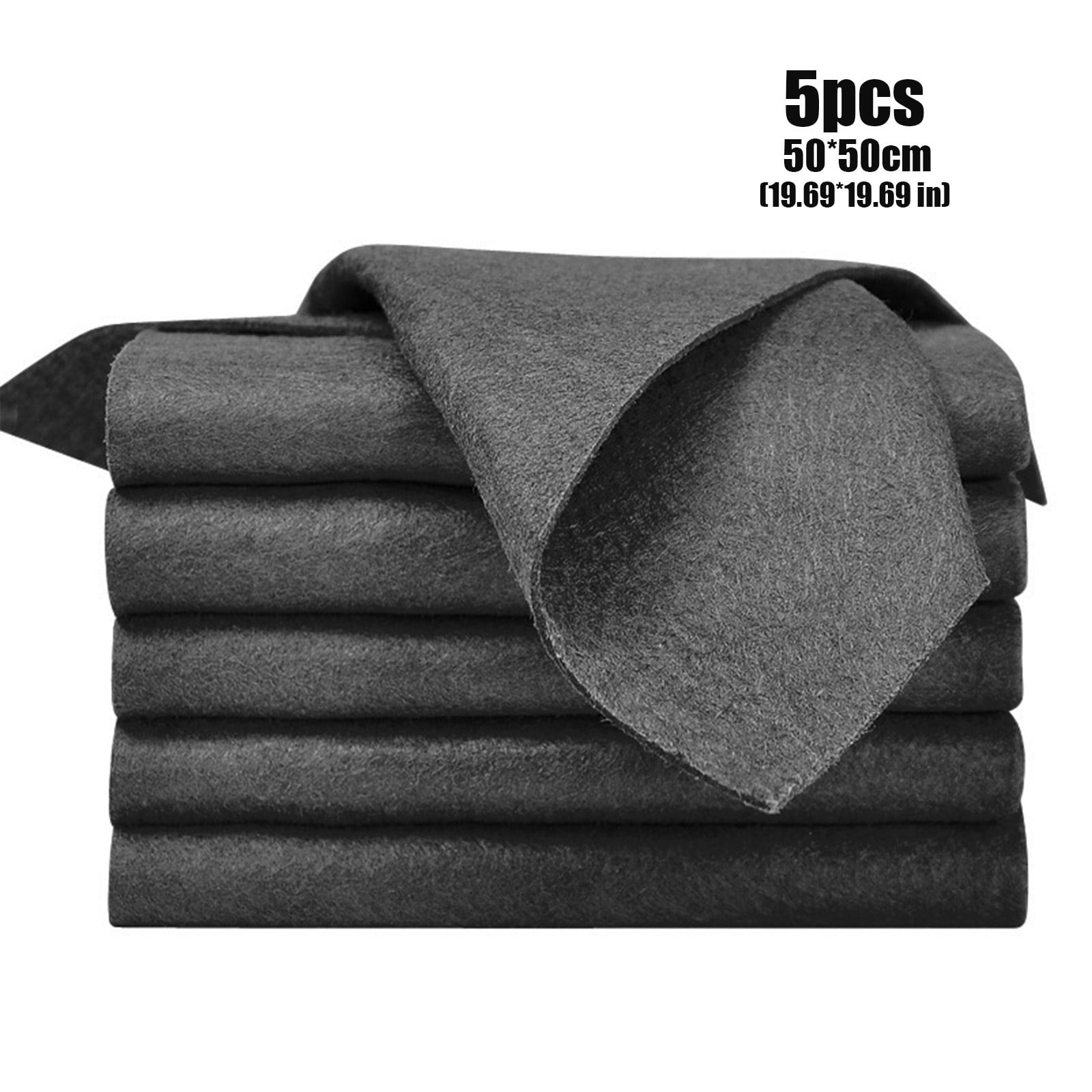 Muentastard Thickened Magical Cleaning Cloth, 5 Pack Microfiber Streak ...