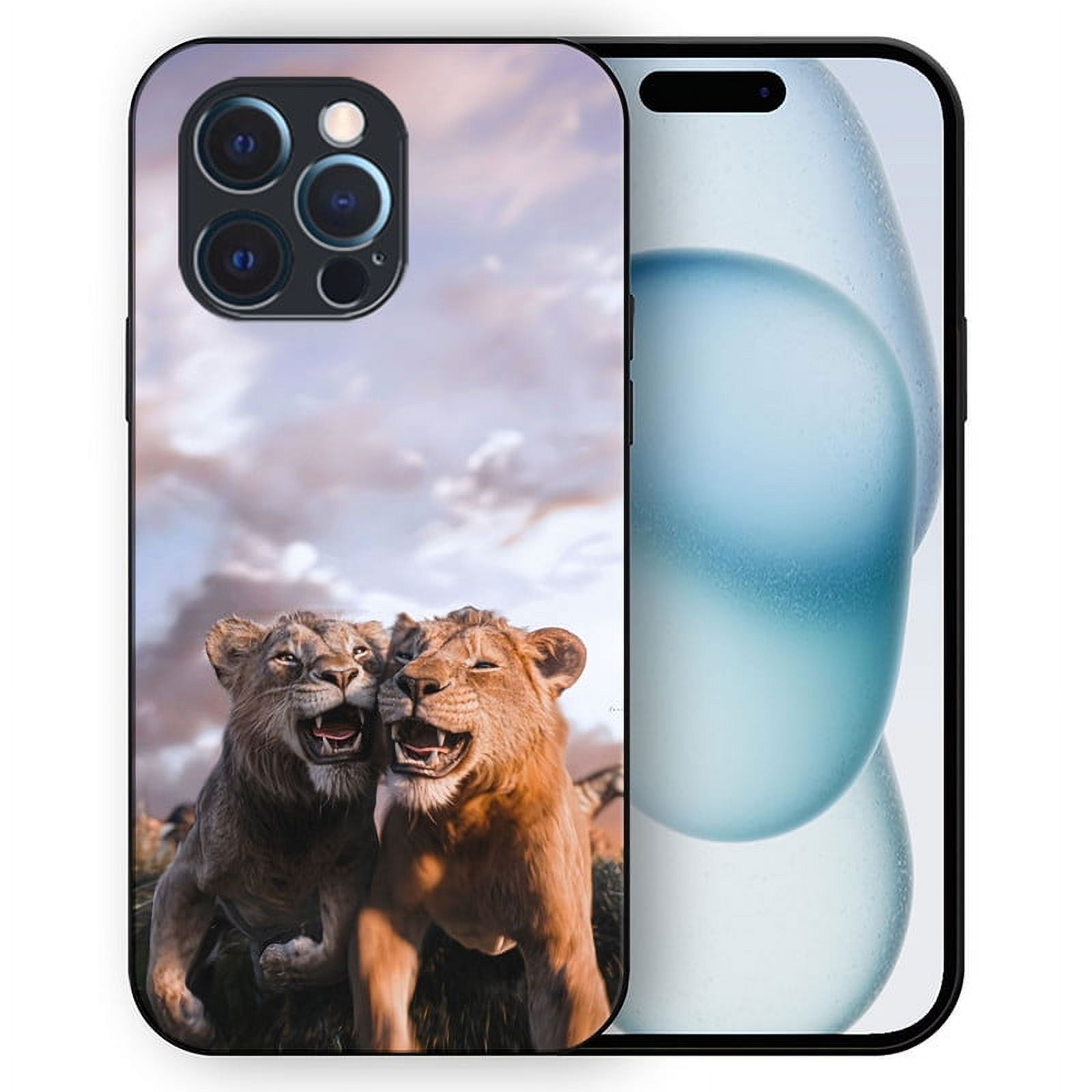 Mufasa Fan Phone Case,a print of Mufasa,made from TPU and Tempered ...