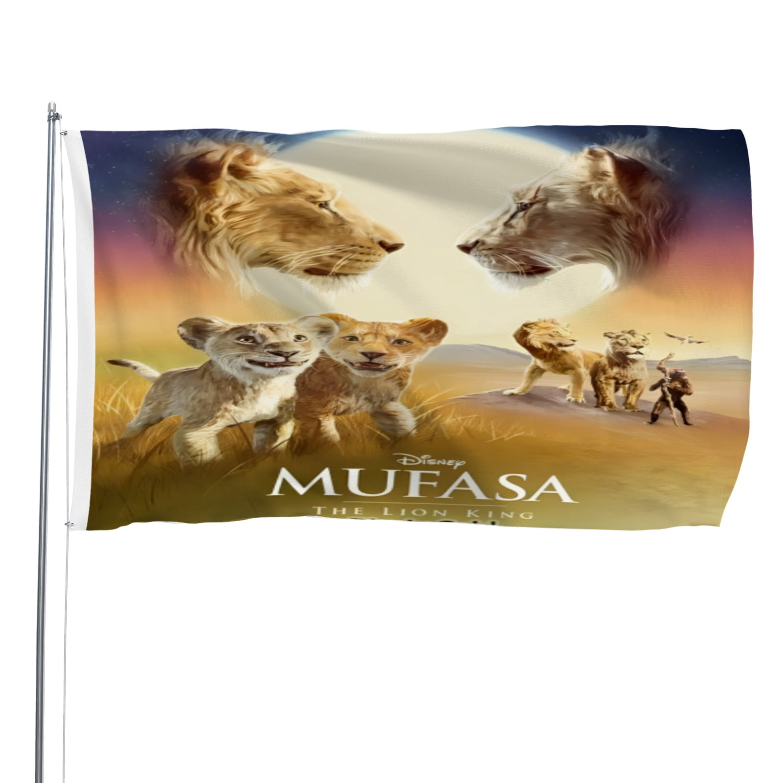 Mufasa: The Lion King flag perfect for outdoor decoration, can be hung ...