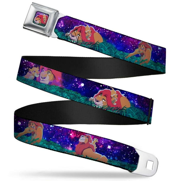 Mufasa & Simba Full Color Mufasa & Simba Night Poses Webbing Seatbelt ...