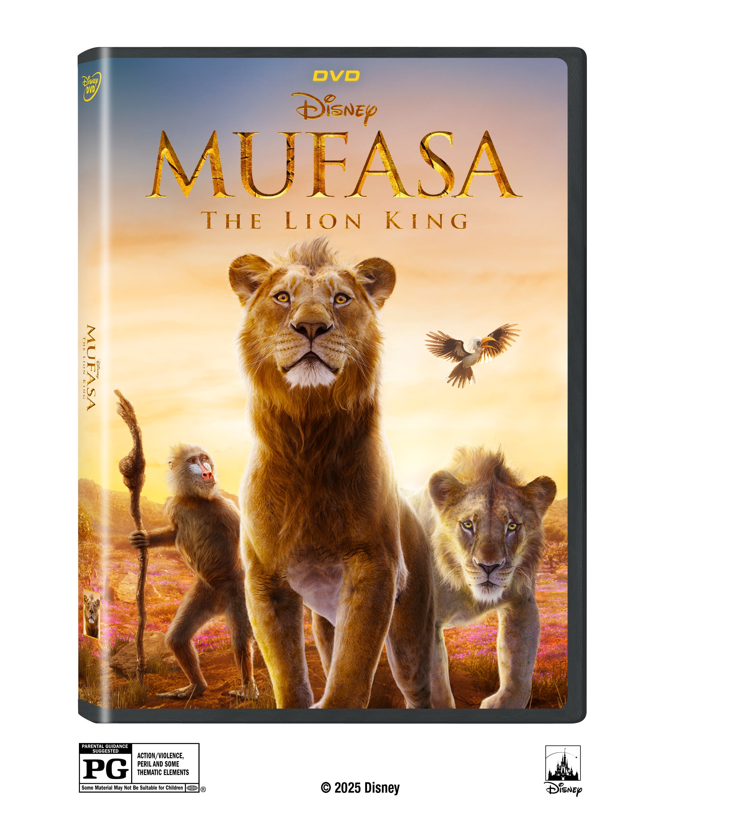 Free Shipping! Disney Mufasa The Lion King DVD, Epic Orphaned Journey ...