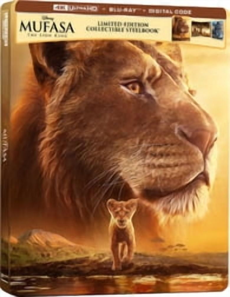 Mufasa: The Lion King (Limited Edition) Steelbook 4K Ultra HD - Walmart.com