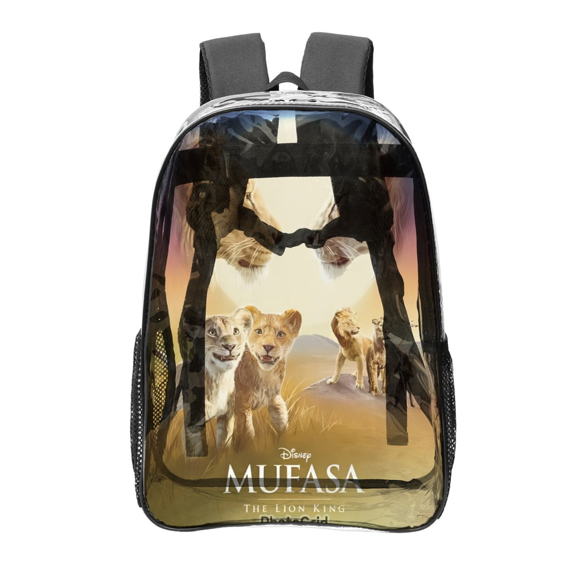 Mufasa: The Lion King Transparent Backpack - Guard Dog Security ...