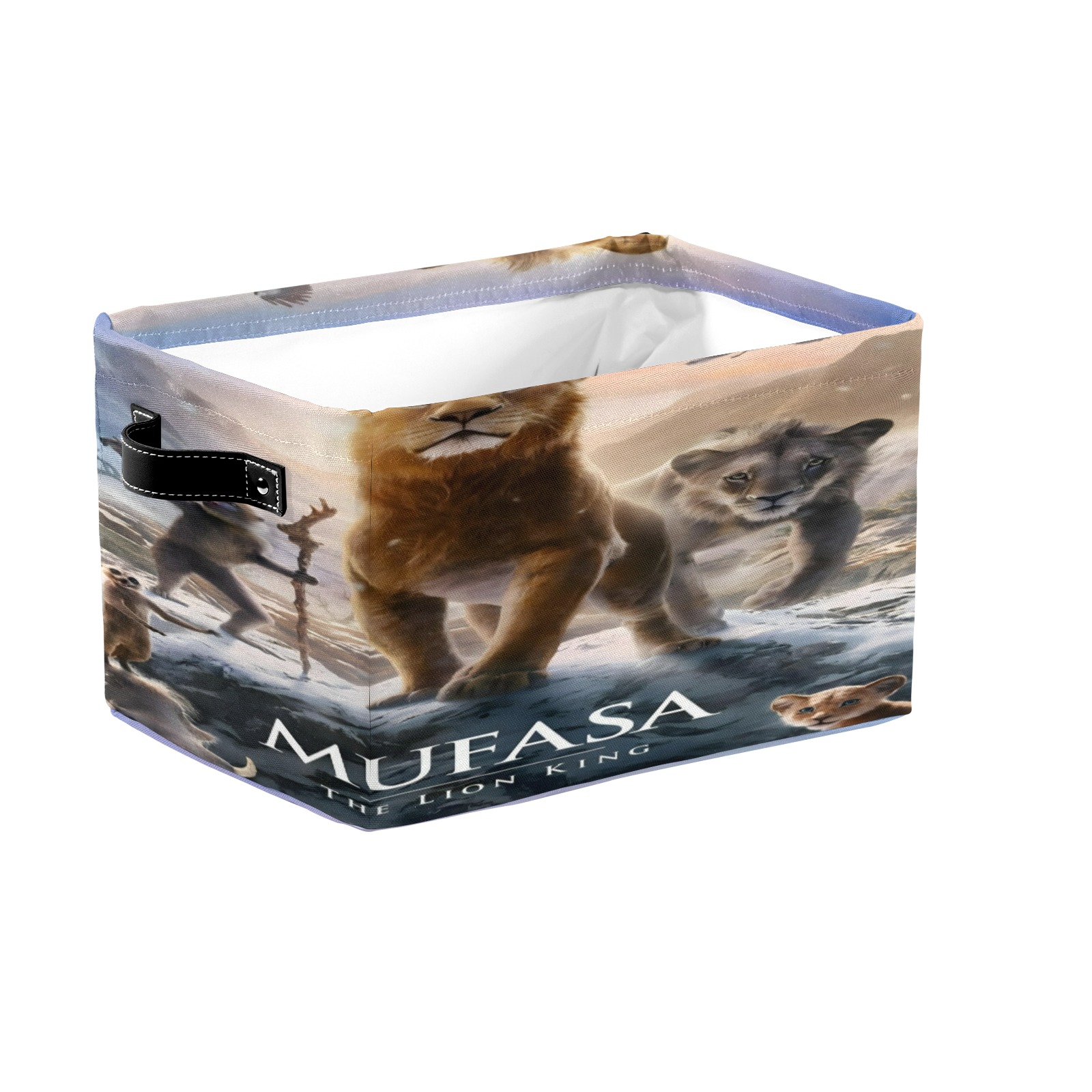 Mufasa: The Lion King bin can hold all kinds of idle items..8.3" x 10.2 ...