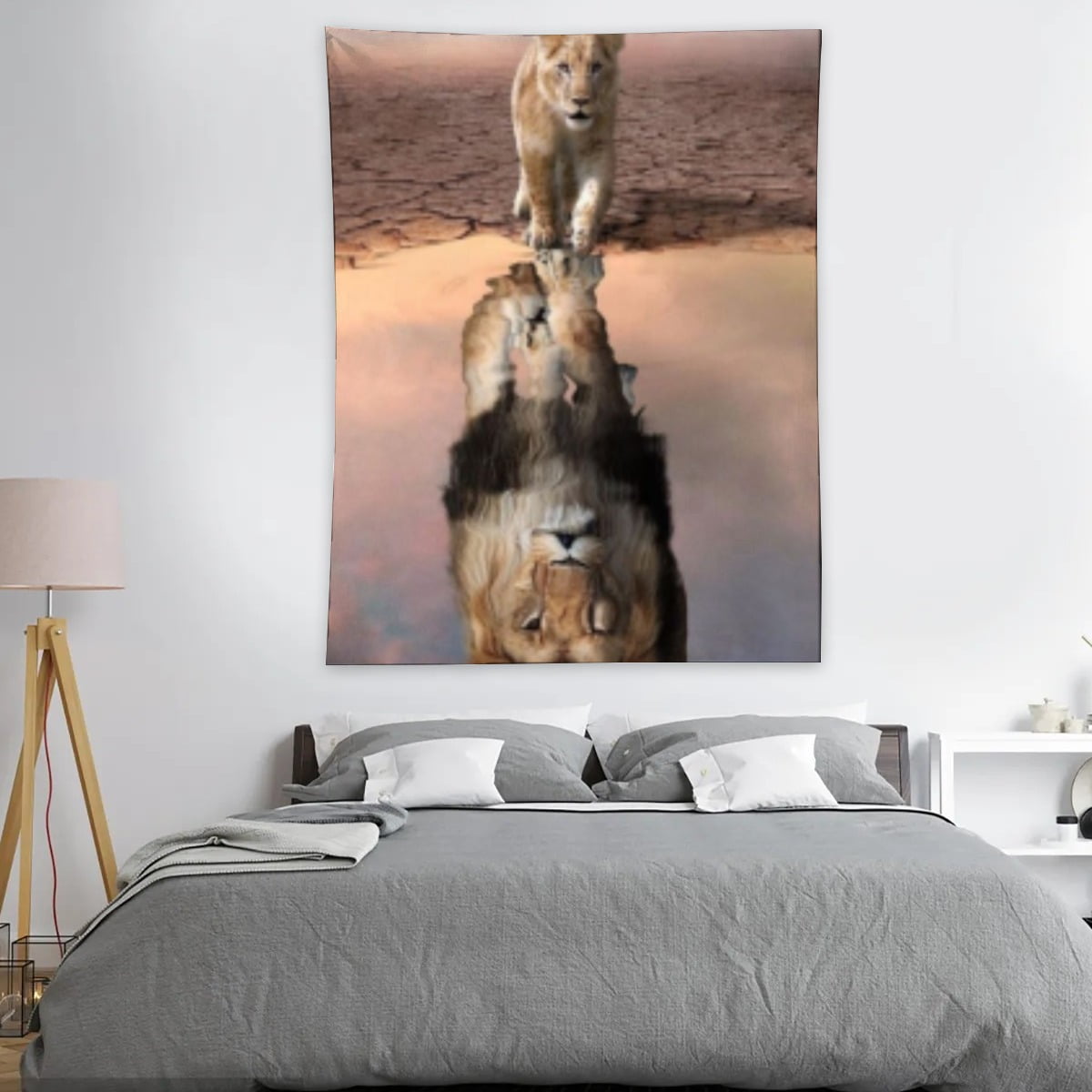 Mufasa The Lion King tapestry stands out in any space due to its ...