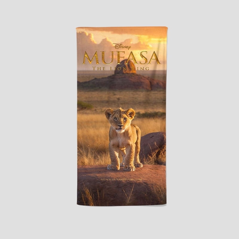 Mufasa's towel features a unique design, making it an excellent custom gift for fans. Perfect ...