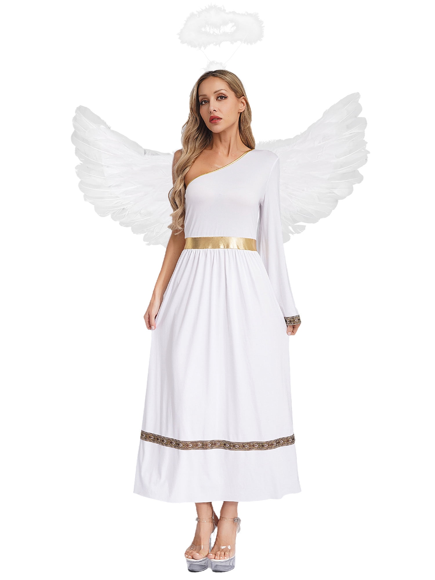 Mufeng Adult Women Senator Caesar Themed Outfit Robe Grecian Princess ...