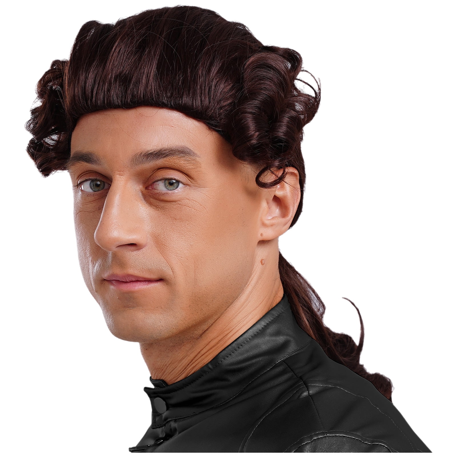 Mufeng Men's Colonial Wigs Colonial George Washington Costume Accessory ...